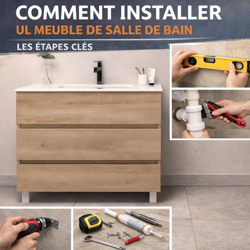 Comment installer un meuble de salle de bain ? | Cosyneo